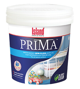 Prima Semi Gloss 300SG White - Island Paints